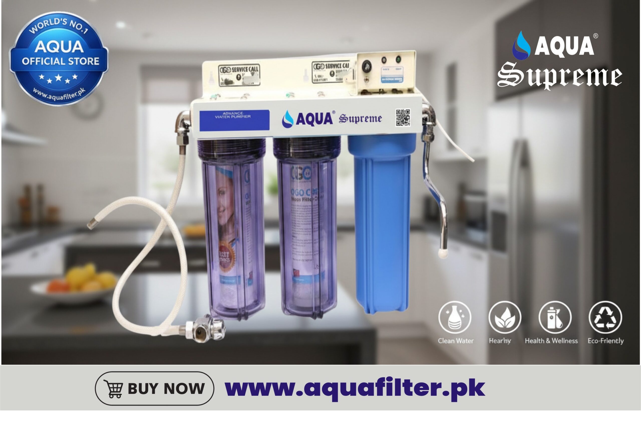 Aqua Supreme Triple Stages Water Filter in Pakistan - Aqua Water ...