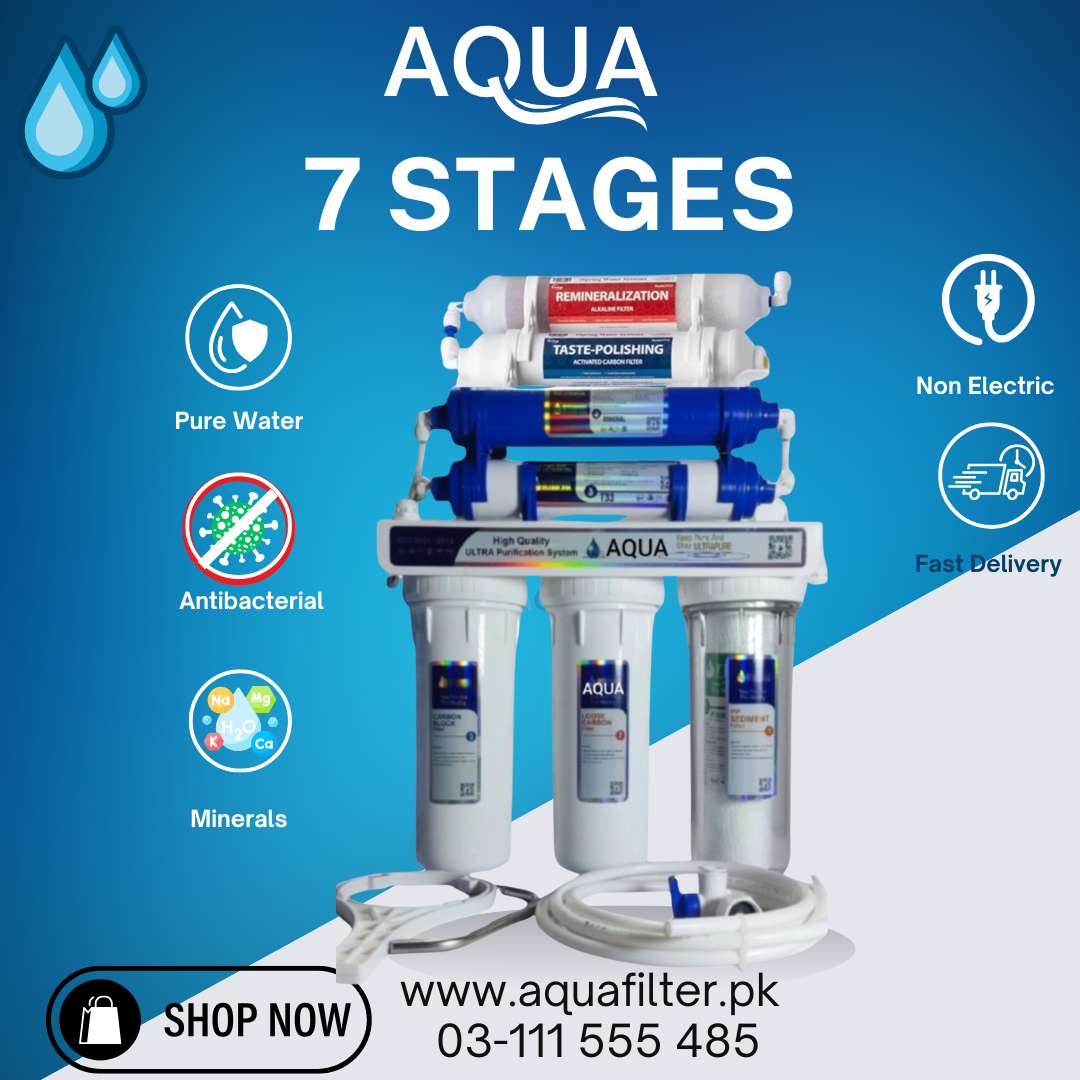 7 Stages Aqua Water Filter – Non-Electric | Multi-Stage Filtration ...