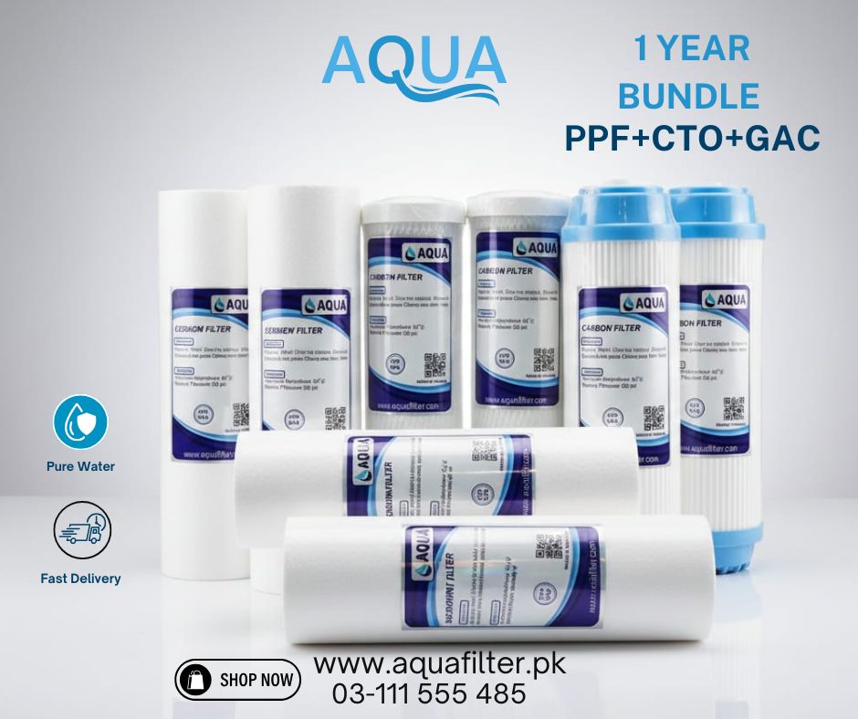 Water Filter & RO Annual Replacement Bundle | 4 PPF, 2 CTO, 2 GAC ...