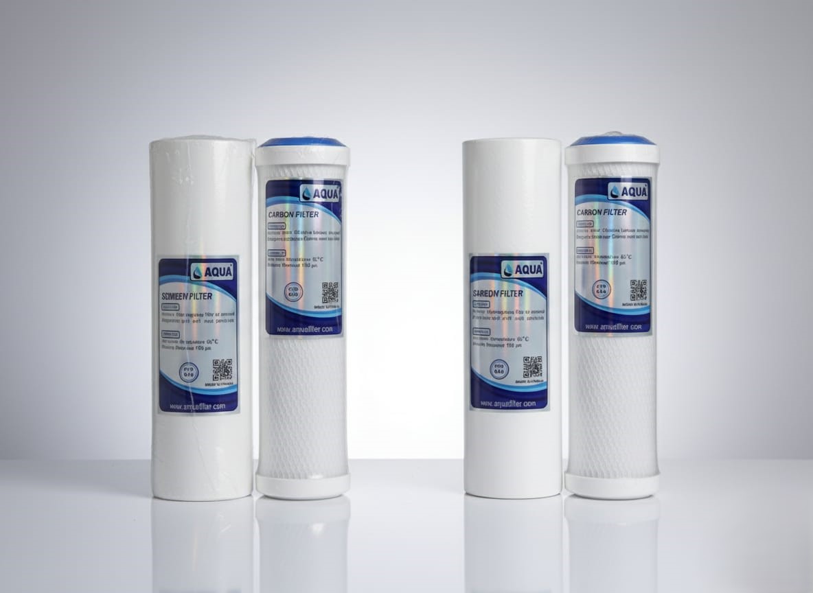Aqua Cartridge Set PPF + CTO (10") – Compatible with All Water Filters ...
